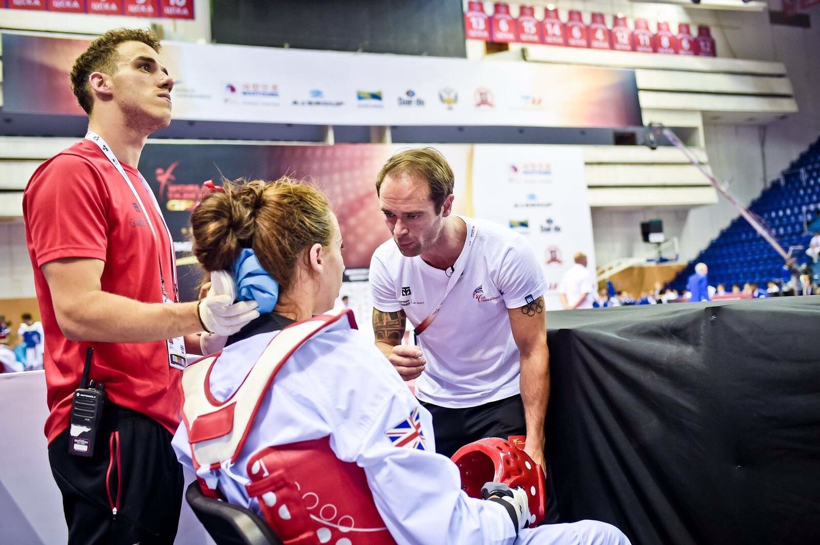 Tom with GB Taekwondo in Moscow - Altius Healthcare